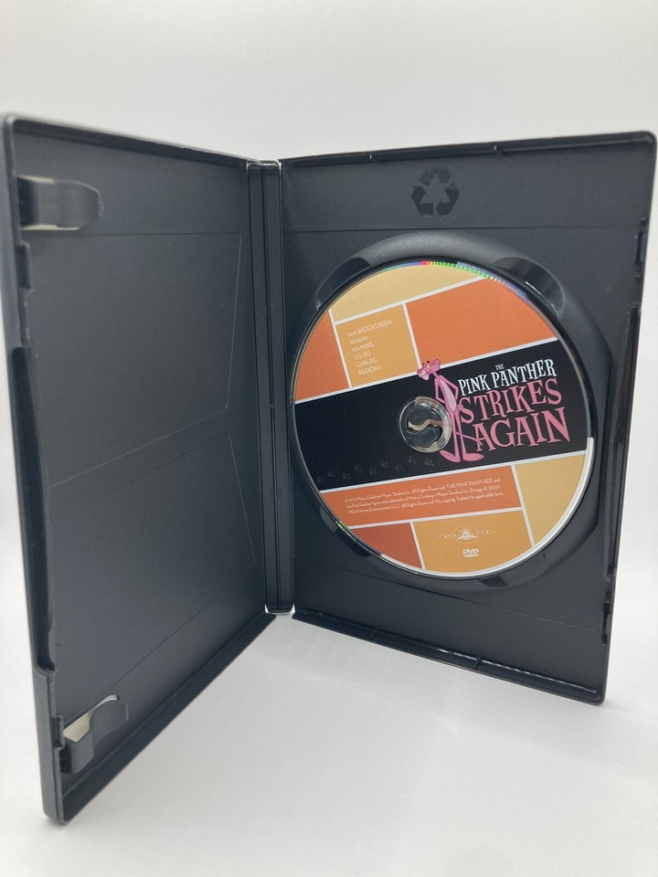 The Pink Panther Strikes Again DVD Peter Sellers 103 Minutes | eBay