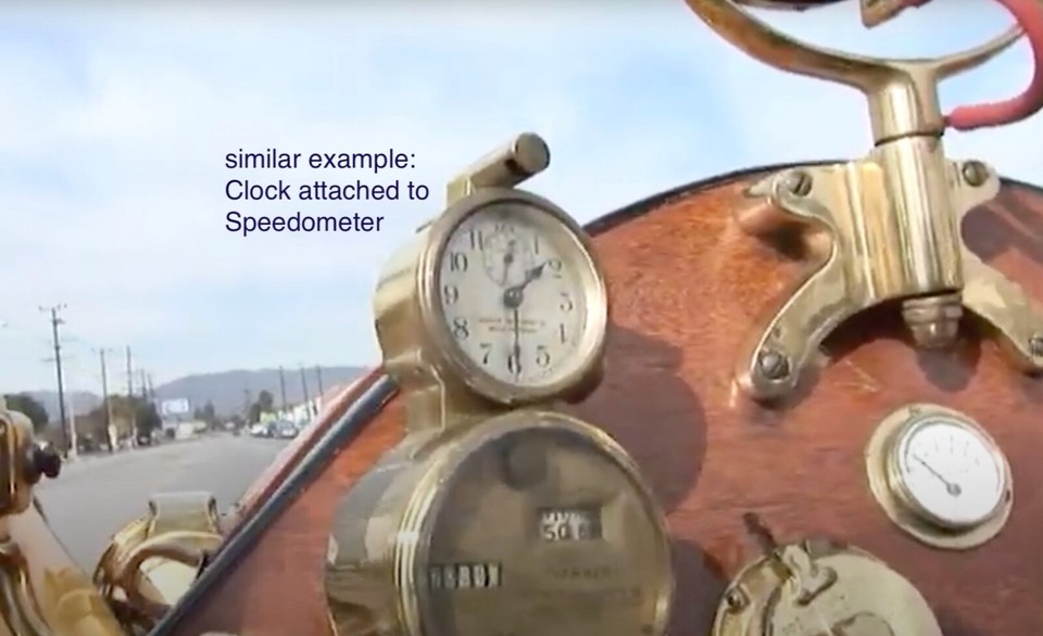 1930s HTF Rare CHELSEA SEARS-CROSS NY automobile CLOCK 8-Day **WORKs ...