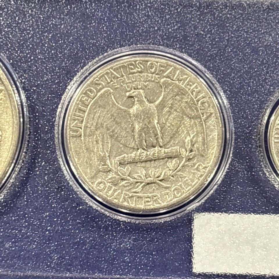 1947 US Mint Coin Set Affordable Great Gift Unique Present 90% Silver ...