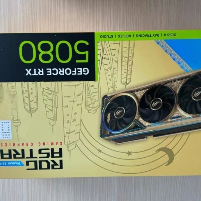 ASUS GeForce RTX 5080 ROG Astral Dhahab CORE OC Edition GDDR7 Graphics ...