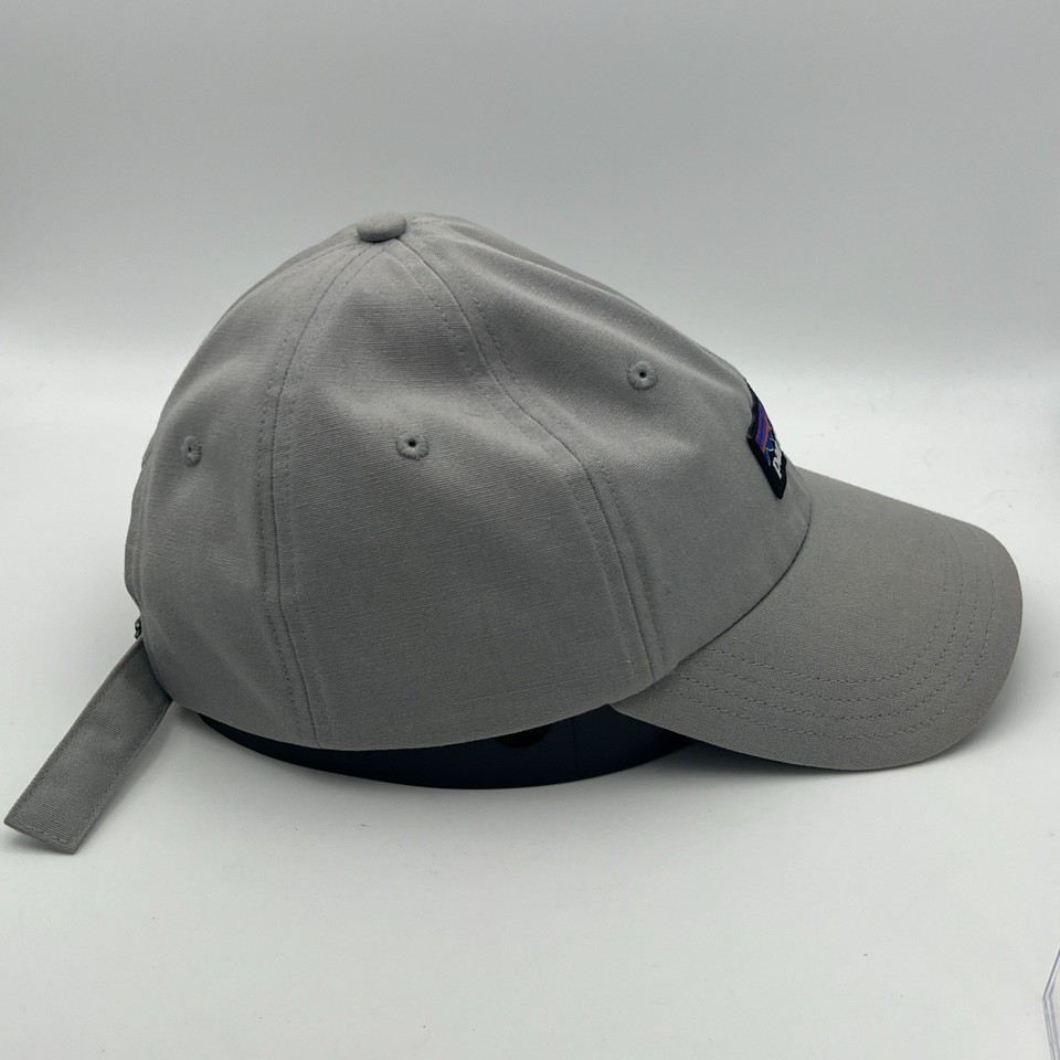 Patagonia Hat Cap Strap Back Box Logo Blue Cotton Work Dad Canvas ...