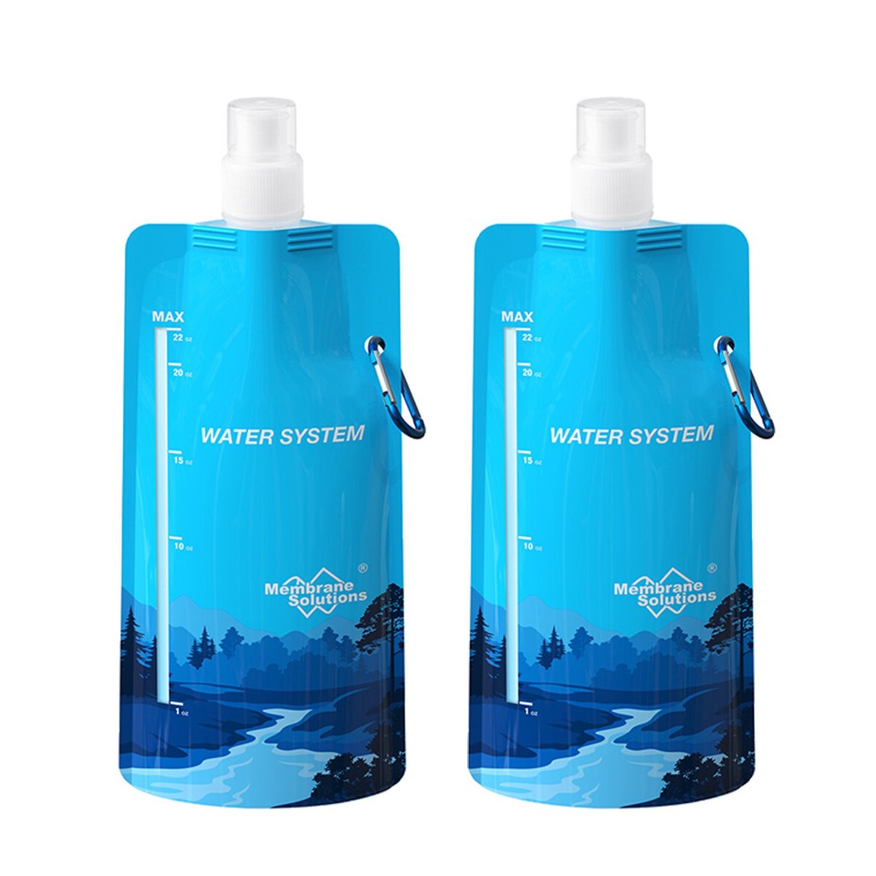 Water Filter Straw System Hiking&Camping Water Filter|2 Pouches|Carry ...