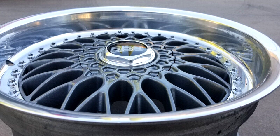 BMW Style 5 BBS RC090 Billet Aluminum Wheel Center Cap Conversion Kit ...