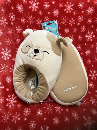 NWT Adult Size 6-7 Will Fit 8, 9, 10 Squishmallow Slippers Brock ...