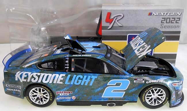 AUSTIN CINDRIC 2022 KEYSTONE LIGHT CAMO 1/24 COLLECTOR ACTION | eBay