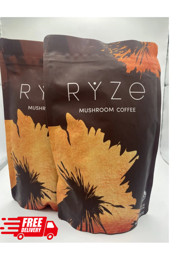 Ryze Mushroom Organic Coffee 2 Pack 30 Servings Per Pack (FREE SHIPPING ...