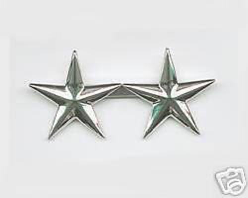 US Staff Officer General Uniform 2 Star Rank Insignia Pins Army War ...