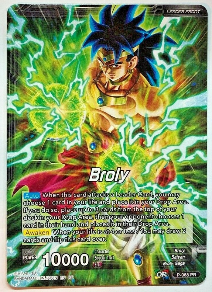 Mythic Booster Broly // Broly, Legend's Dawning P-068 NM/M | eBay
