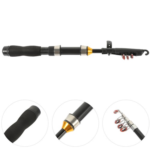 Portable Fishing Pole Professional Fishing Rod Miniature Sea Fishing ...