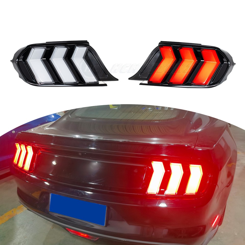 LED Tail Lights For Ford Mustang 2015-2023 Animation Euro Clear 2024 ...