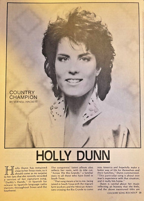 1989 Country Western Performer Holly Dunn | eBay