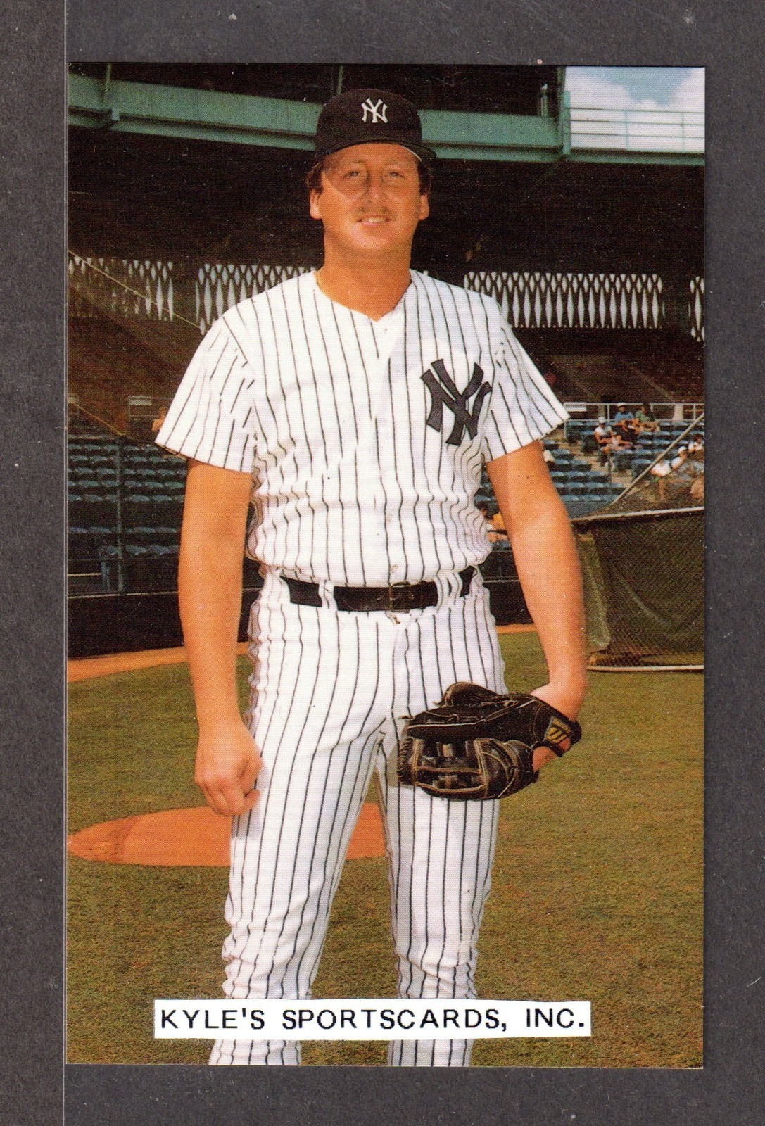 1985 TCMA Joe Cowley NY YANKEES UNSIGNED 3-1/2 x 5-1/2 COLOR PHOTO ...