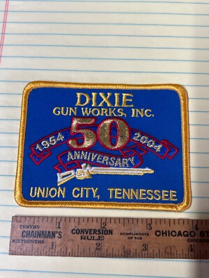 Vintage 50th Anniversary Dixie Gun Works Patch | eBay