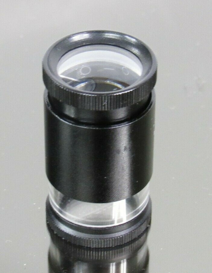 10X Adjustable Focus Loupe with Reticules Pocket Magnifier Lupe ...