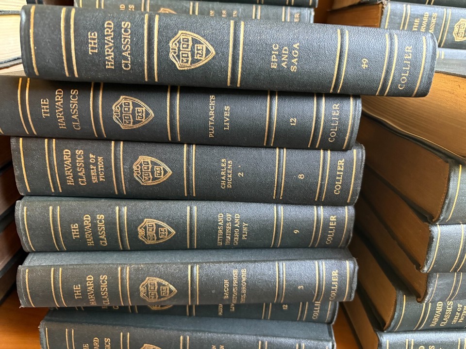 Harvard Classics Books Hardcover CHOOSE YOUR BOOK Five Foot Shelf 1st ...