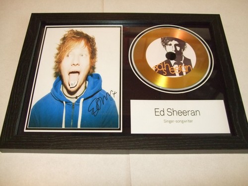 ED SHEERAN SIGNED AUTOGRAPH FRAMED DISPLAY | eBay