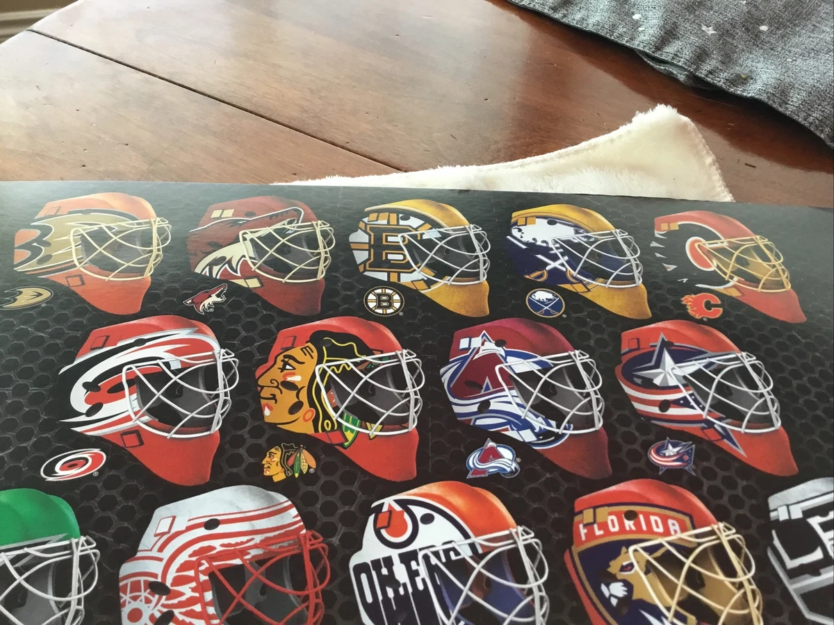 Nhl Goalie Masks Poster