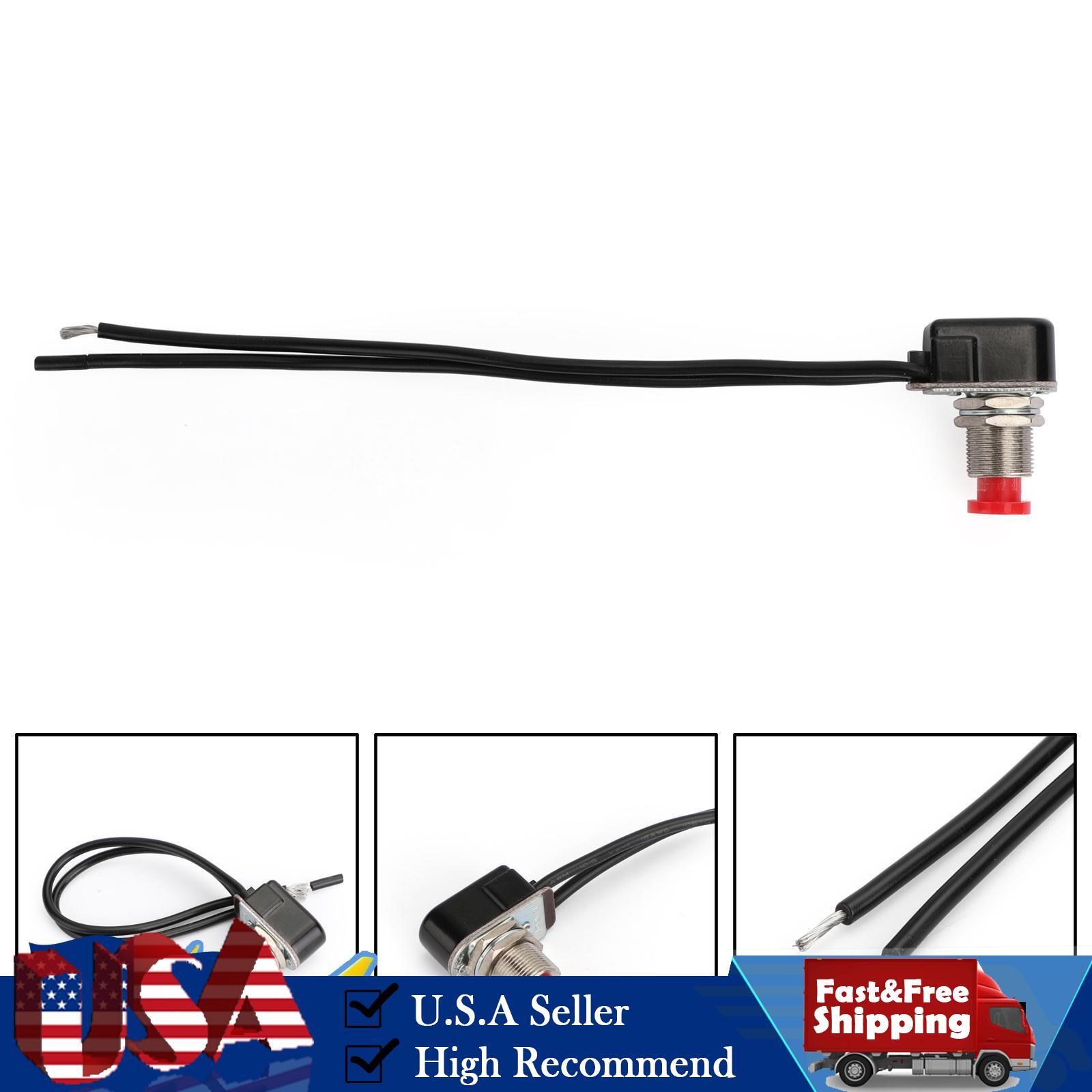 1pc Normally Closed Momentary Self-resetting Push Button Reset Switch w ...