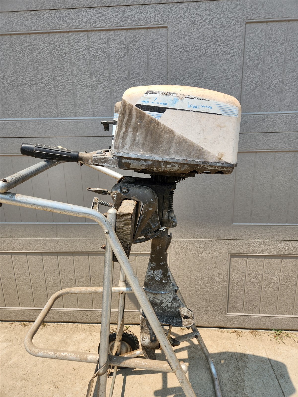 1973 Clinton 7hp sea king outboard motor K700 1107A LOWER DRIVE UNIT ...