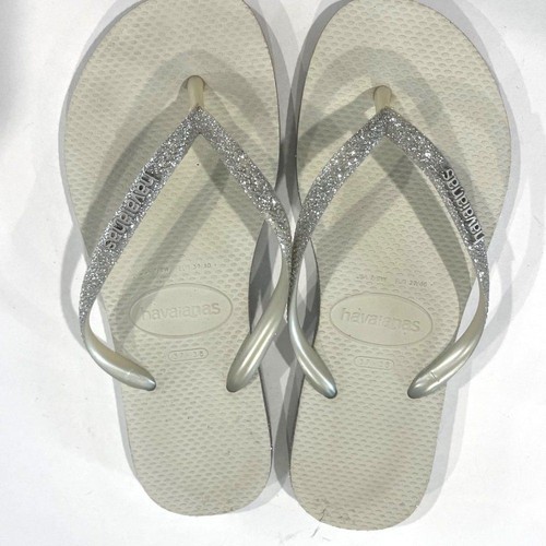 Havaianas Sparkling Silver - Size 37/38 | eBay