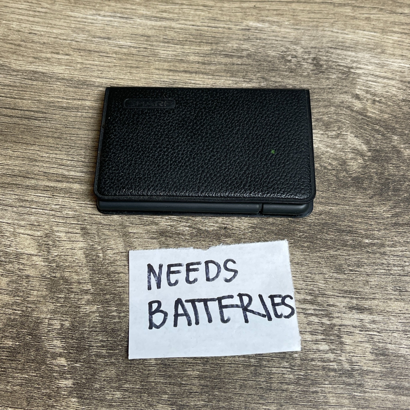 Vintage Sharp Memo Master 100 EL-6073 Black Tele Schedule Handheld ...