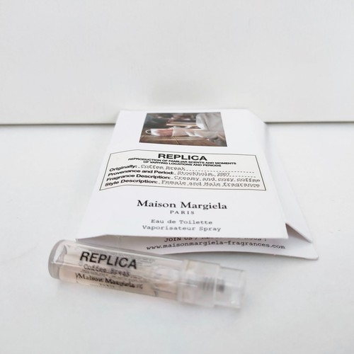 1x MAISON MARGIELA Replica Coffee Break EDT mini Spray Fragrance, 1.2ml ...