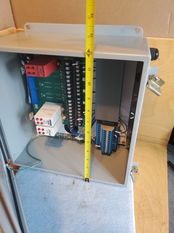 HOFFMAN A1212CH INDUSTRIAL CONTROL PANNEL ENCLOSURE 12X12X6 with ...