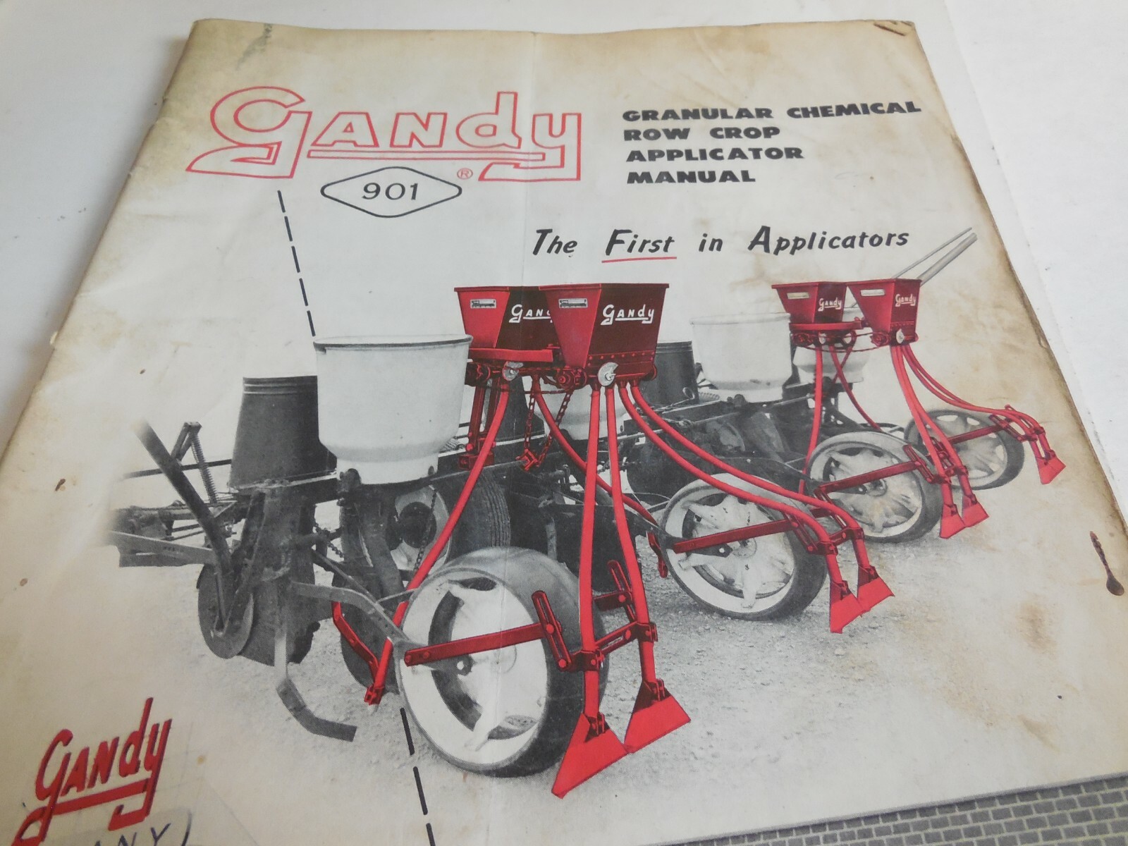 G3 Gandy 901 Granular Chemical Row Crop Applicator Manual | eBay