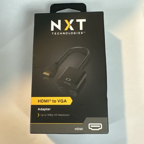 NXT Technologies HDMI to VGA Adapter Black - New In Box - Unopened ...