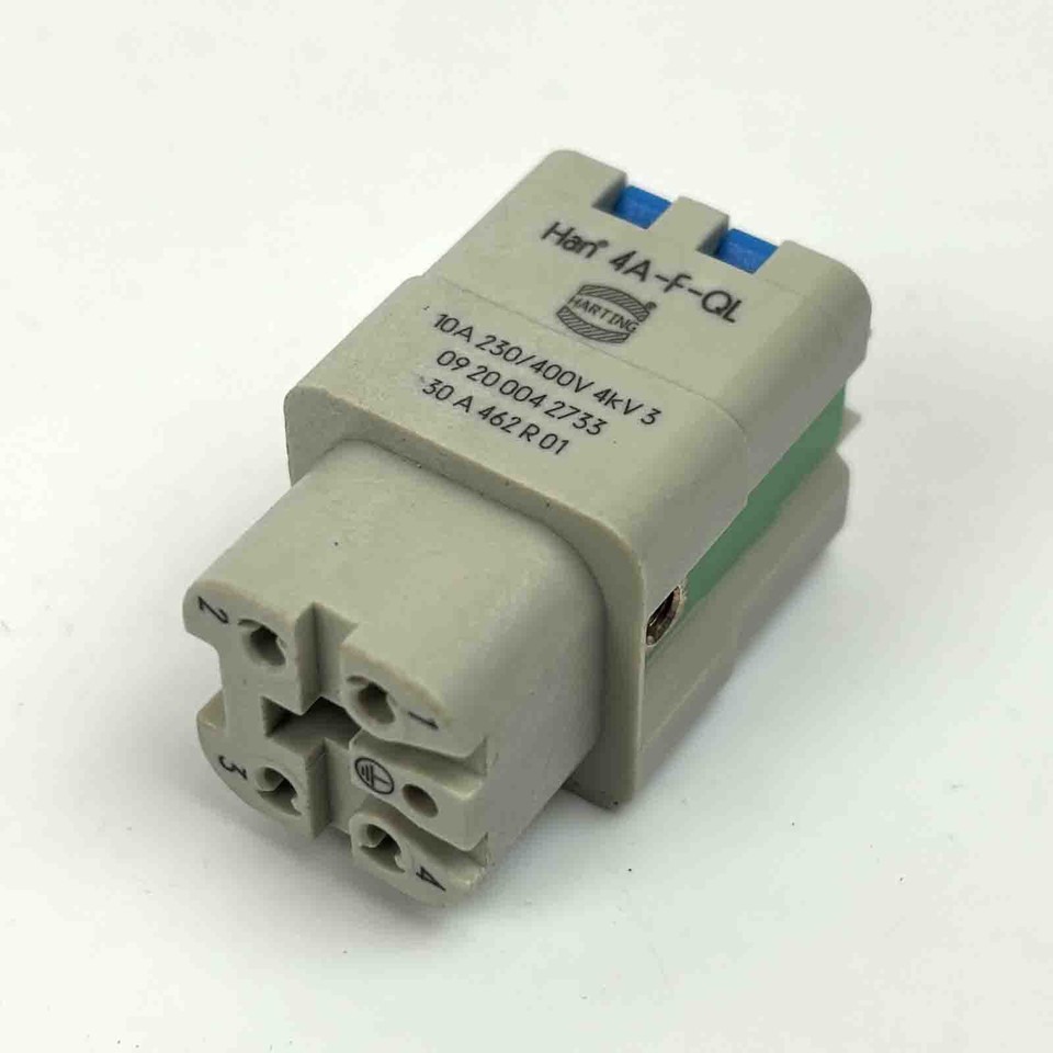 Harting Han 4A-F-QL Buchseneinsatz Steckverbinder 4pol+PE 09200042733 ...