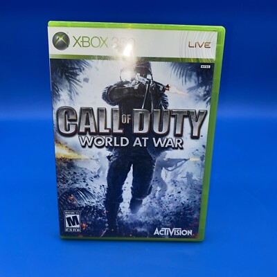Call Of Duty: World At War XBOX 360 Tested Working | eBay