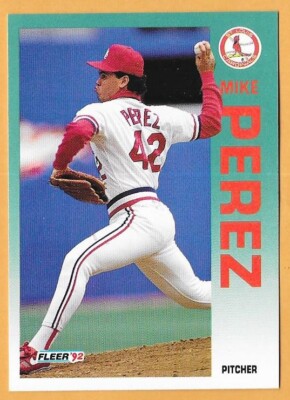 MIKE PEREZ ST. LOUIS CARDINALS #588 - FLEER NM-MT 1992 | eBay