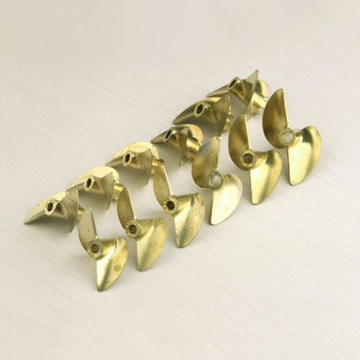 Propeller 2-blades P1.9 Copper Prop 38/40/42/45mm fr 4/4.76mm Shaft RC ...
