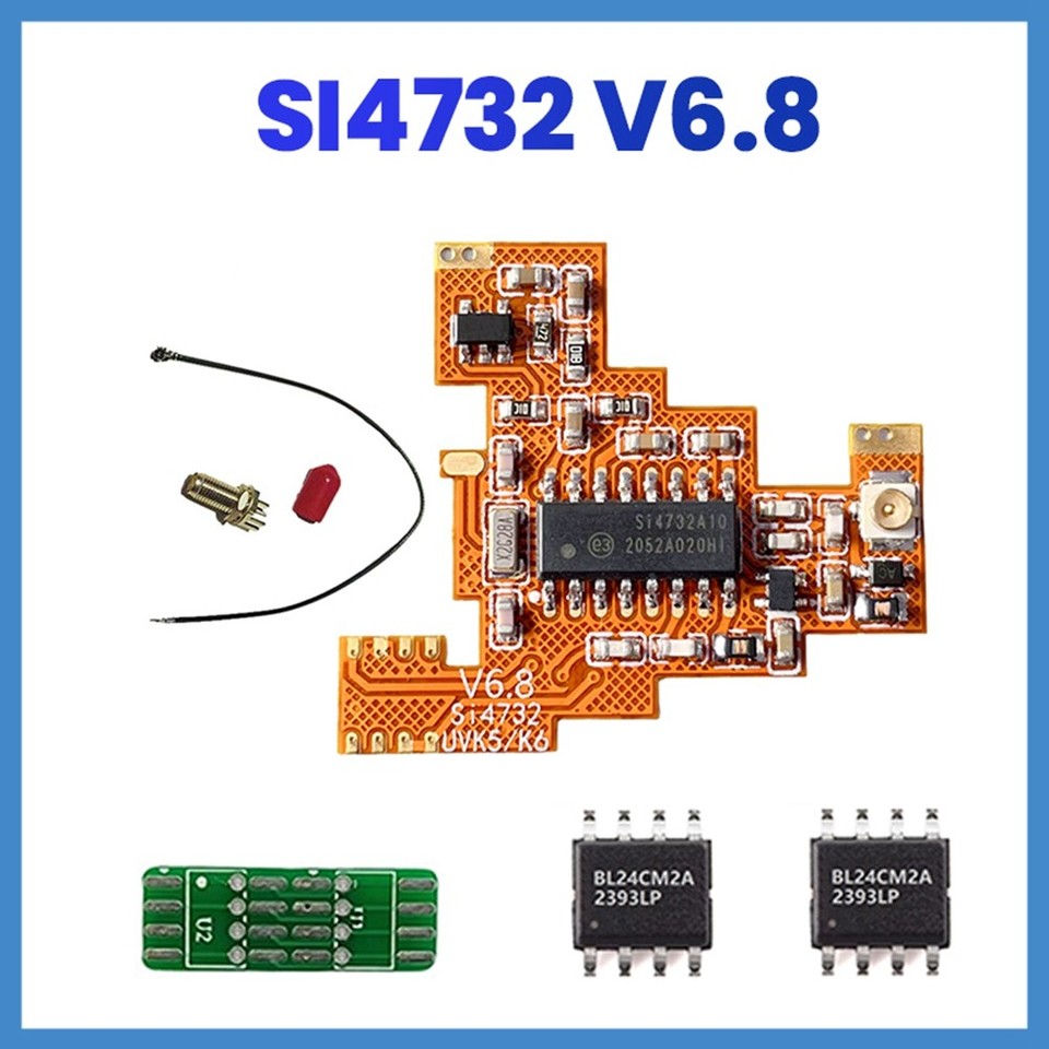 SI4732 V6.8 FPC Module+2x BL24CM2A 512KB Chip for UVK5 K6 9290 | eBay UK