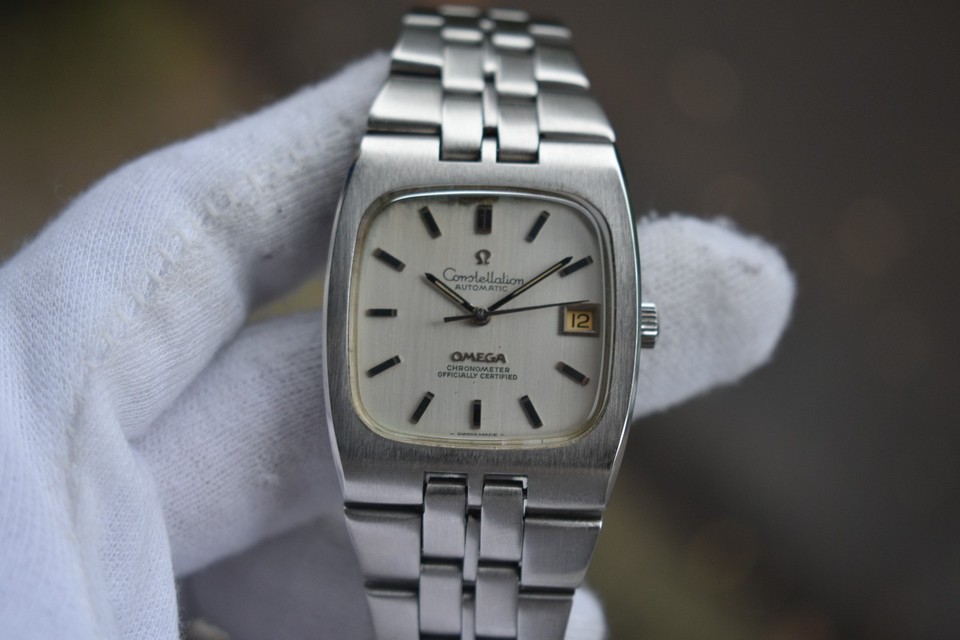 1970s Omega Constellation Mens Watch Automatic Vintage Square ...
