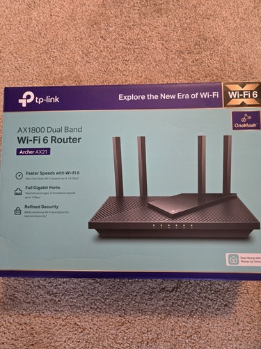 tp-link ax1800 wifi 6 router archer ax21 | eBay