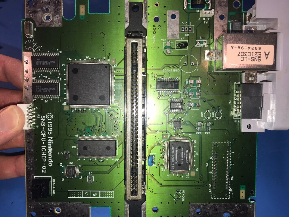 Ultimate SNES RGB 1-Chip Service (RGB Board included) Super Nintendo ...