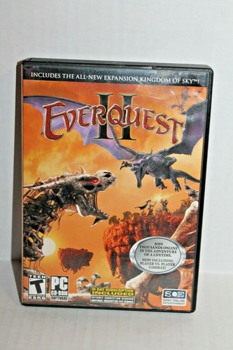 Everquest II : Kingdom of Sky PC Video Game 9-Disc Set w/ Expansion ...