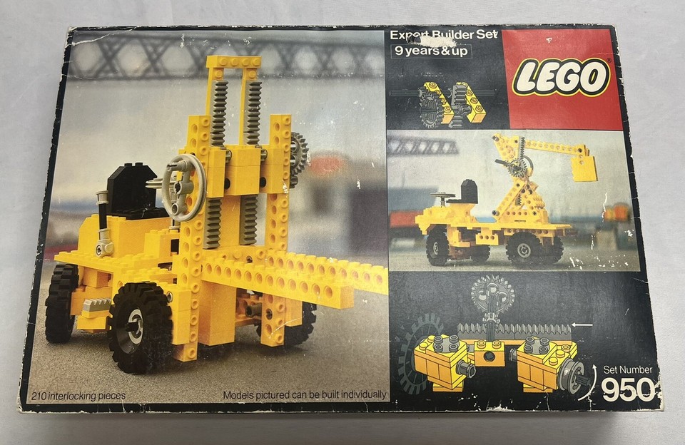 Vintage Lego 950 Set Expert Builder FORK LIFT w/Box 1978 | eBay