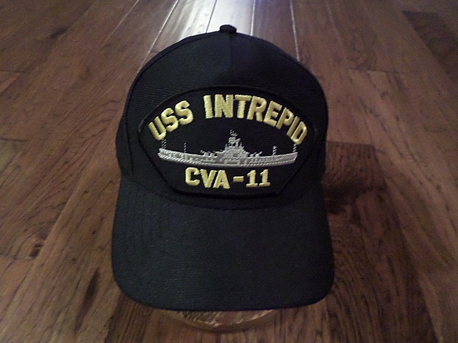 USS INTREPID CVA-11 NAVY SHIP HAT OFFICIAL U.S MILITARY BALL CAP U.S.A ...