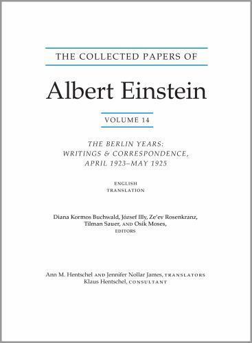 Collected Papers of Albert Einstein Ser.: Collected Papers of Albert ...