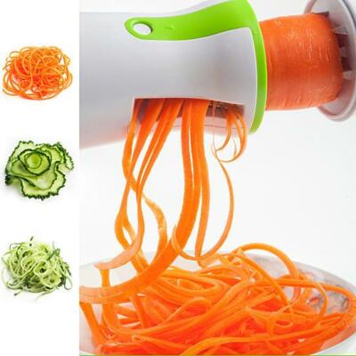 Salad Lover's Spiral Slicer 2 Blades, Handheld Compact Spiralizer. Get ...