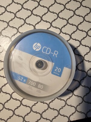 HP 20 Pack CD-R - 52x - 700 MB - 80 Min - New Factory Sealed | eBay