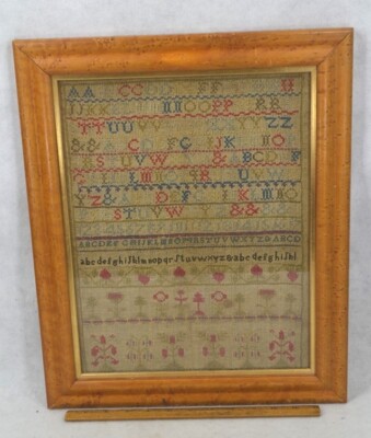 Samplers - Antique Motto Sampler Style