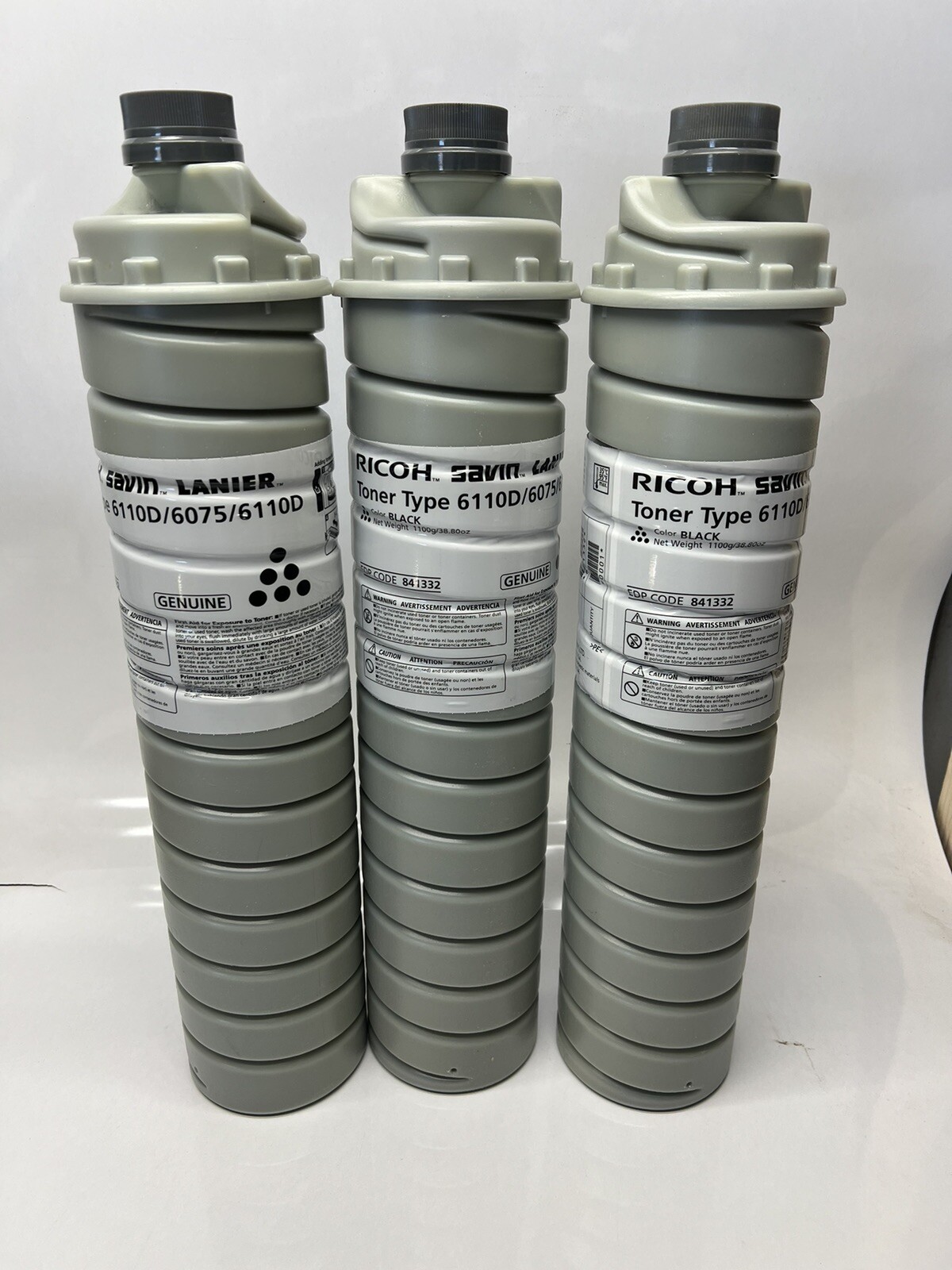 Genuine Ricoh Savin Lanier 6110D Toner Lot Of 3. EDP# 841332 | eBay