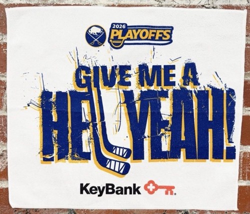 2025-26 Buffalo Sabres Rally Towel. 5/14/26 v Montreal! Give Me A Hell ...