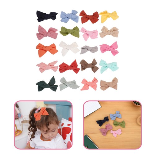 20 Pcs Mini Hair Bows Clip Children's Accessories Clips for Girls ...