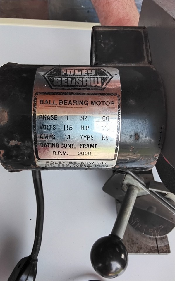 Foley Bell Saw Model 399 Chainsaw Sharpener | eBay