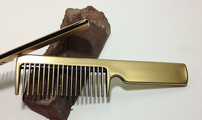 Strähnenkamm Griffkamm gold - matt Kamm 14 cm Frisierkamm | eBay.de