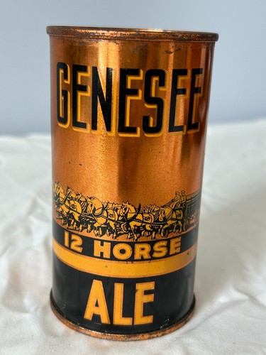 Genesee 12 Horse Ale Flat Top ~Never Opened~ Empty | eBay